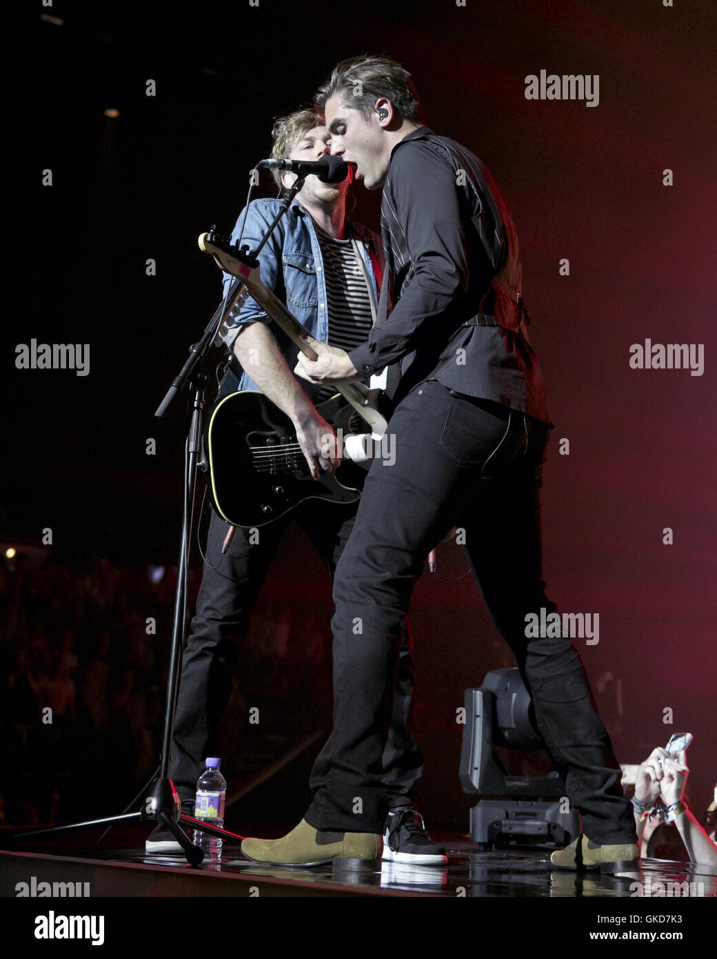 Busted performing live at the Genting Arena Birmingham Featuring ...