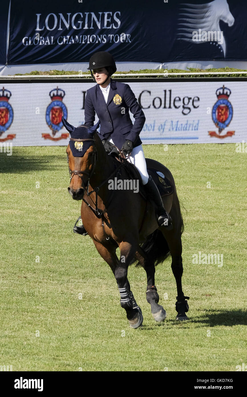 Longines Global Champions Tour in Madrid Featuring: Jessica Rae ...