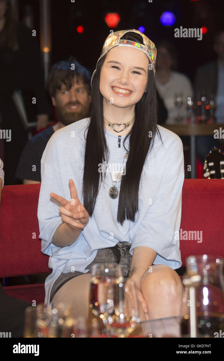 German NDR TV Talkshow NDR Talk Show at NDR-Studio Featuring: Jamie-Lee ...