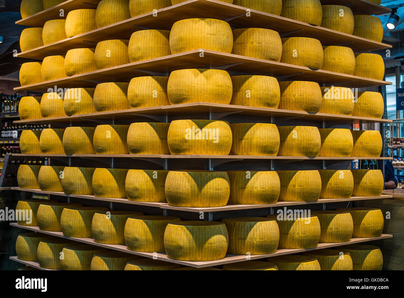Parmigiano reggiano cheese wheel hi-res stock photography and images ...