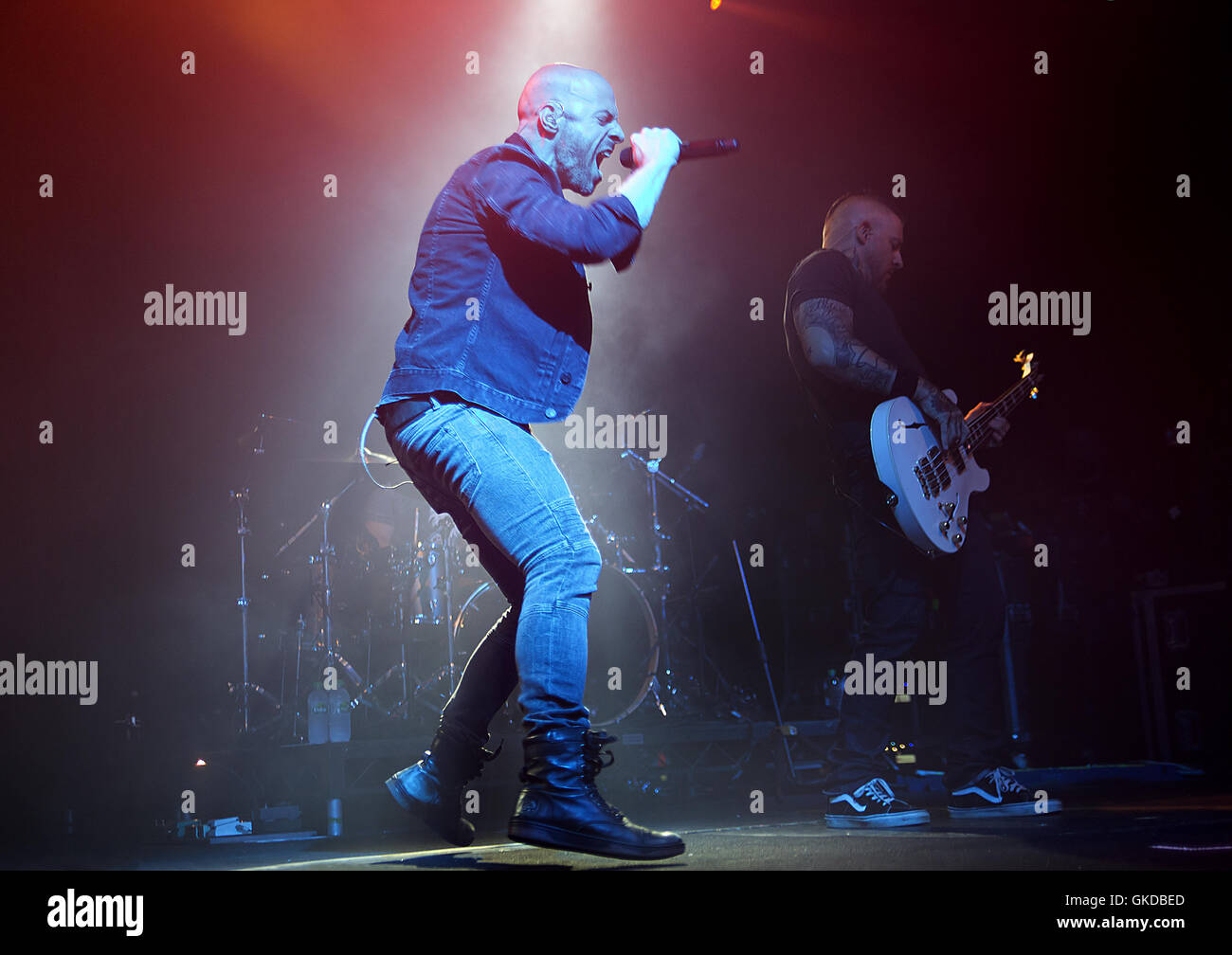 Daughtry performing at Manchester Academy Featuring: Daughtry, Chris ...