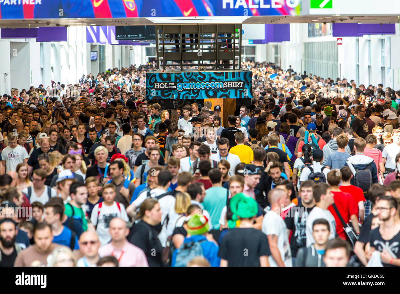 Gamescom 2016, computer games fair in Cologne, Germany Stock Photo - Alamy