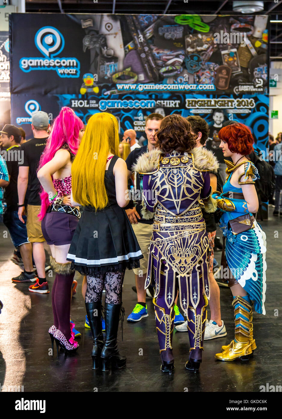 Gamescom 2016, computer games fair in Cologne, Germany Stock Photo - Alamy