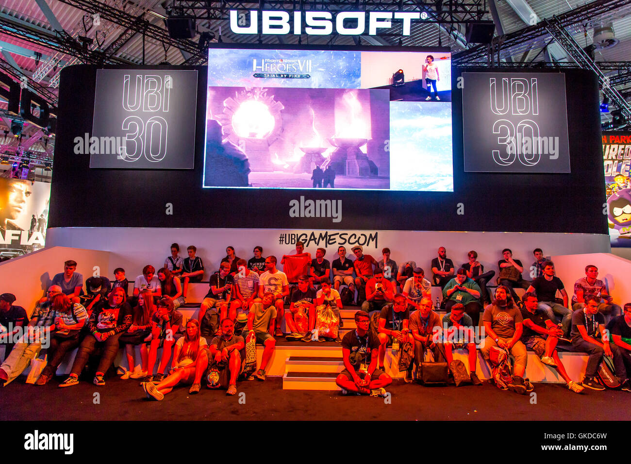 Gamescom 2016, computer games fair in Cologne, Germany Stock Photo - Alamy