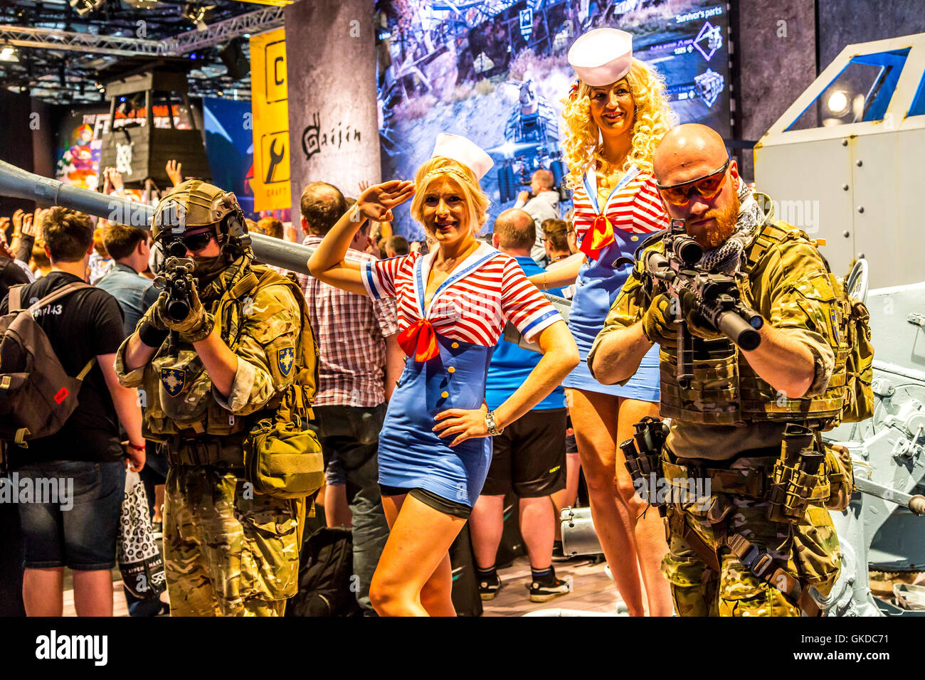 Gamescom 2016, computer games fair in Cologne, Germany Stock Photo - Alamy