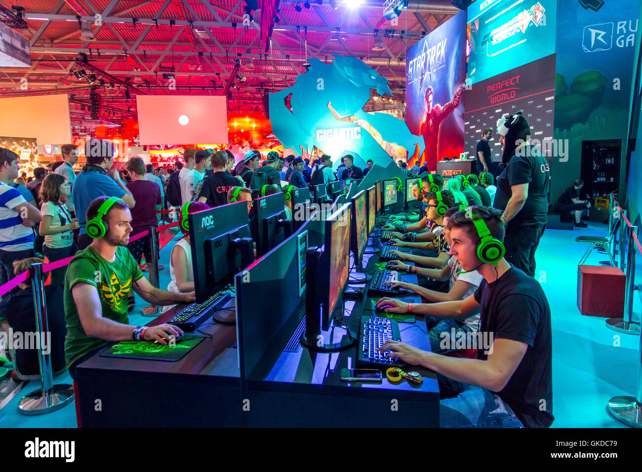 Gamescom 2016, computer games fair in Cologne, Germany Stock Photo - Alamy