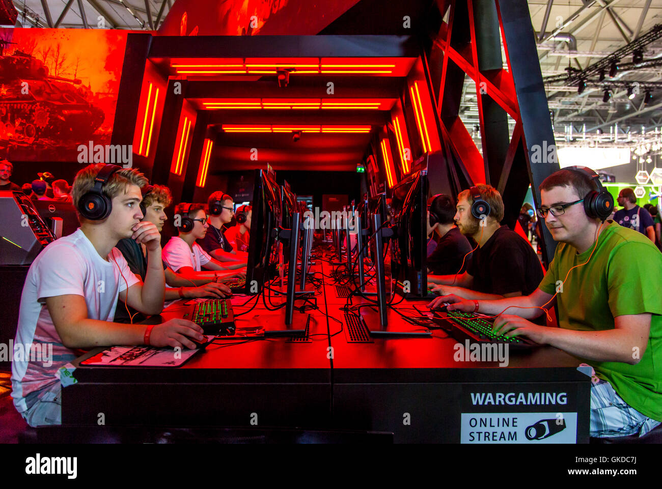 Gamescom 2016, computer games fair in Cologne, Germany Stock Photo - Alamy