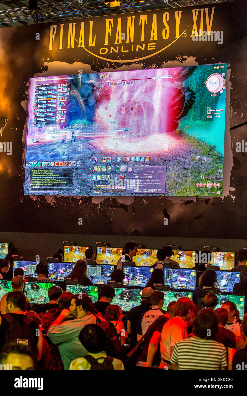 Gamescom 2016, computer games fair in Cologne, Germany Stock Photo - Alamy
