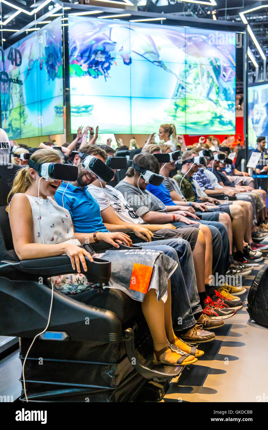 Gamescom 2016, computer games fair in Cologne, Germany Stock Photo - Alamy