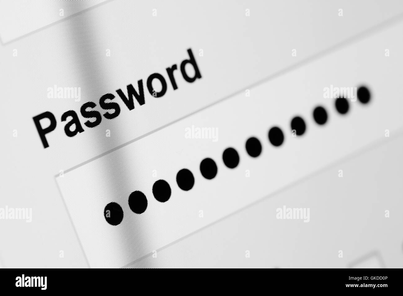 Logon screen Black and White Stock Photos & Images - Alamy