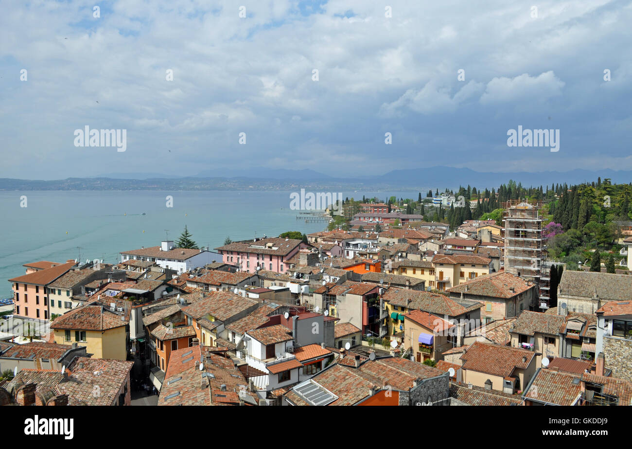 Old town of sirmione hi-res stock photography and images - Alamy