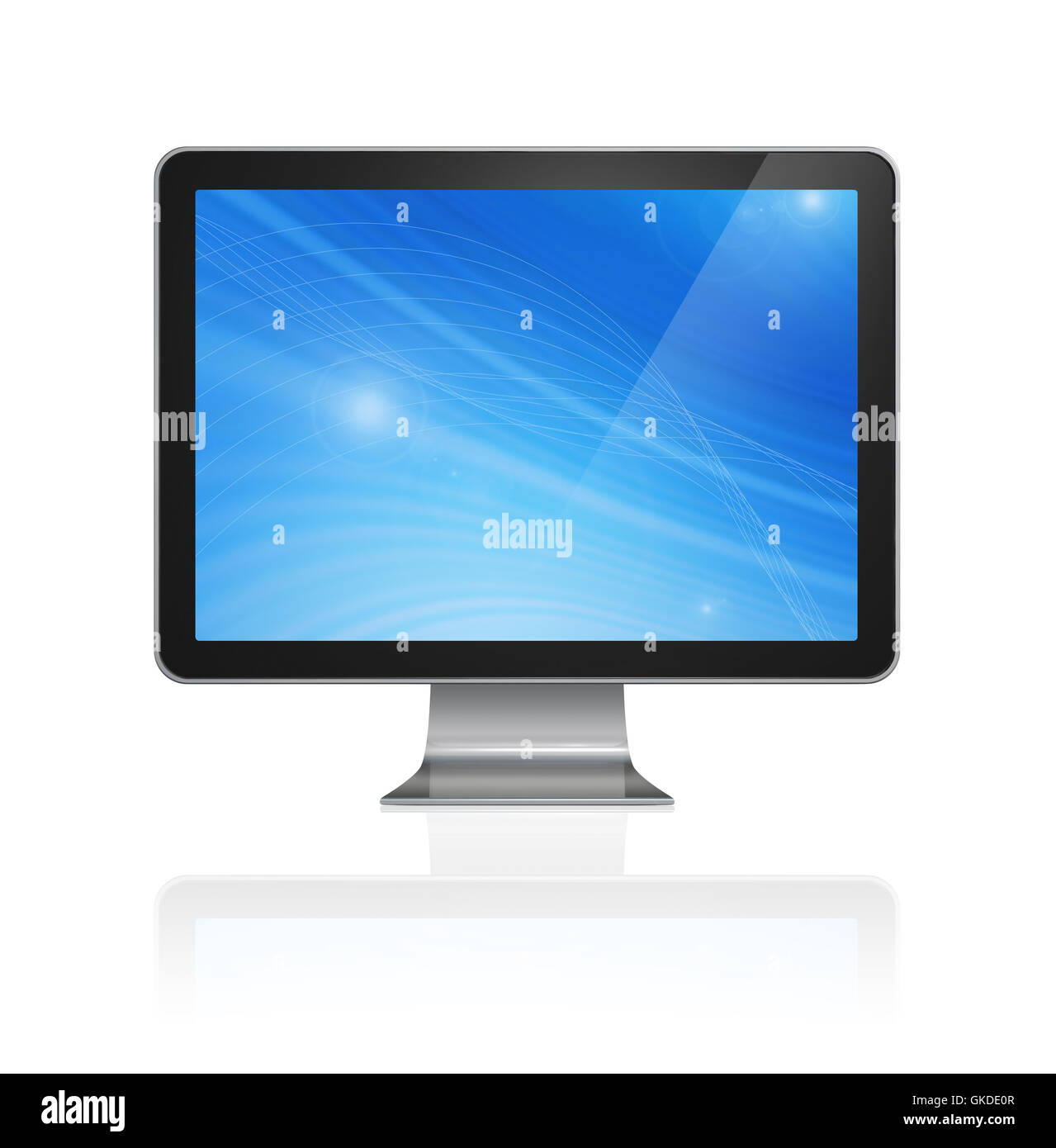 blue PC computers Stock Photo - Alamy