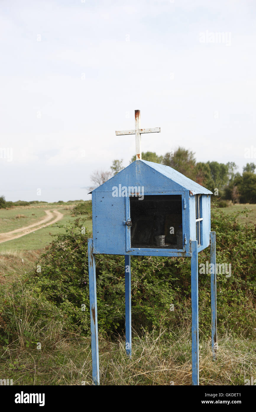 Roadside shrine "little church" as seen all over the region near ...