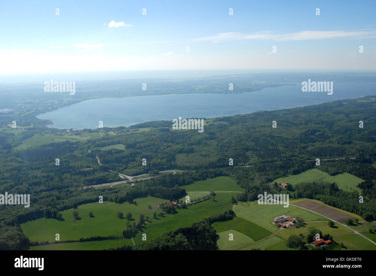 width bavaria aerial view Stock Photo - Alamy