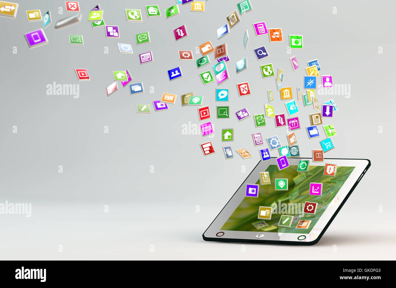 telephone phone tablet Stock Photo - Alamy