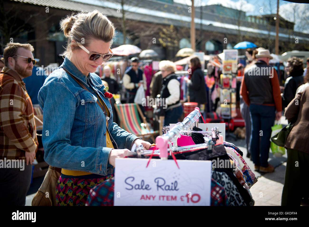 The Classic Car Boot Sale, Kings Cross, London 17/04/2016 Stock Photo ...