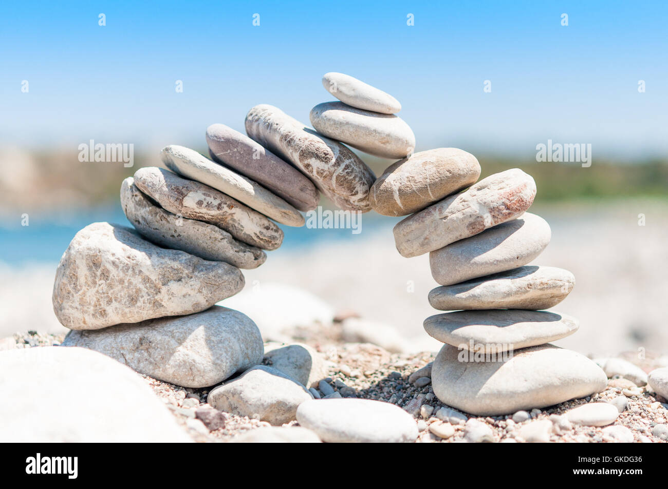 Stack of stones as bridge hi-res stock photography and images - Alamy