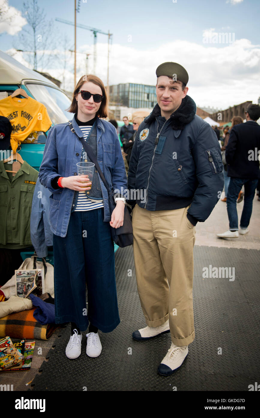 The Classic Car Boot Sale, Kings Cross, London 17/04/2016 Stock Photo ...