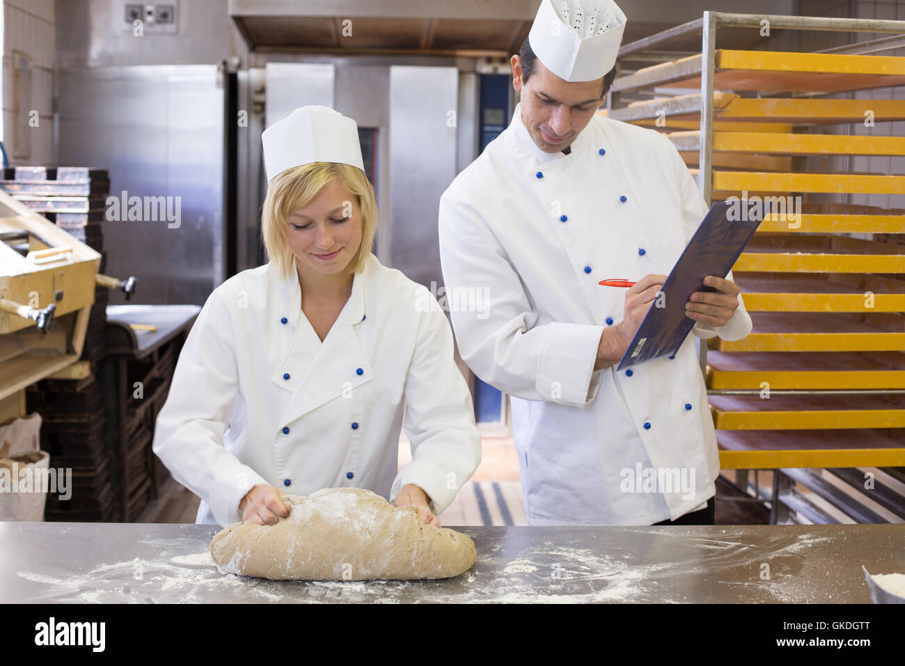 Man woman bakers bakery shop hi-res stock photography and images - Alamy