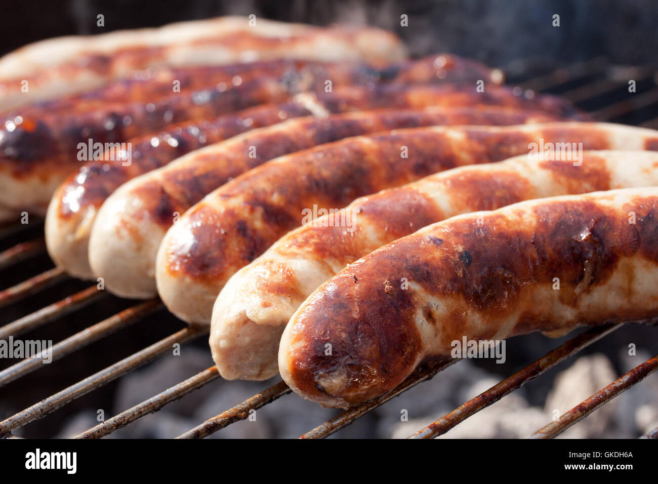 hearty barbecue party Stock Photo - Alamy