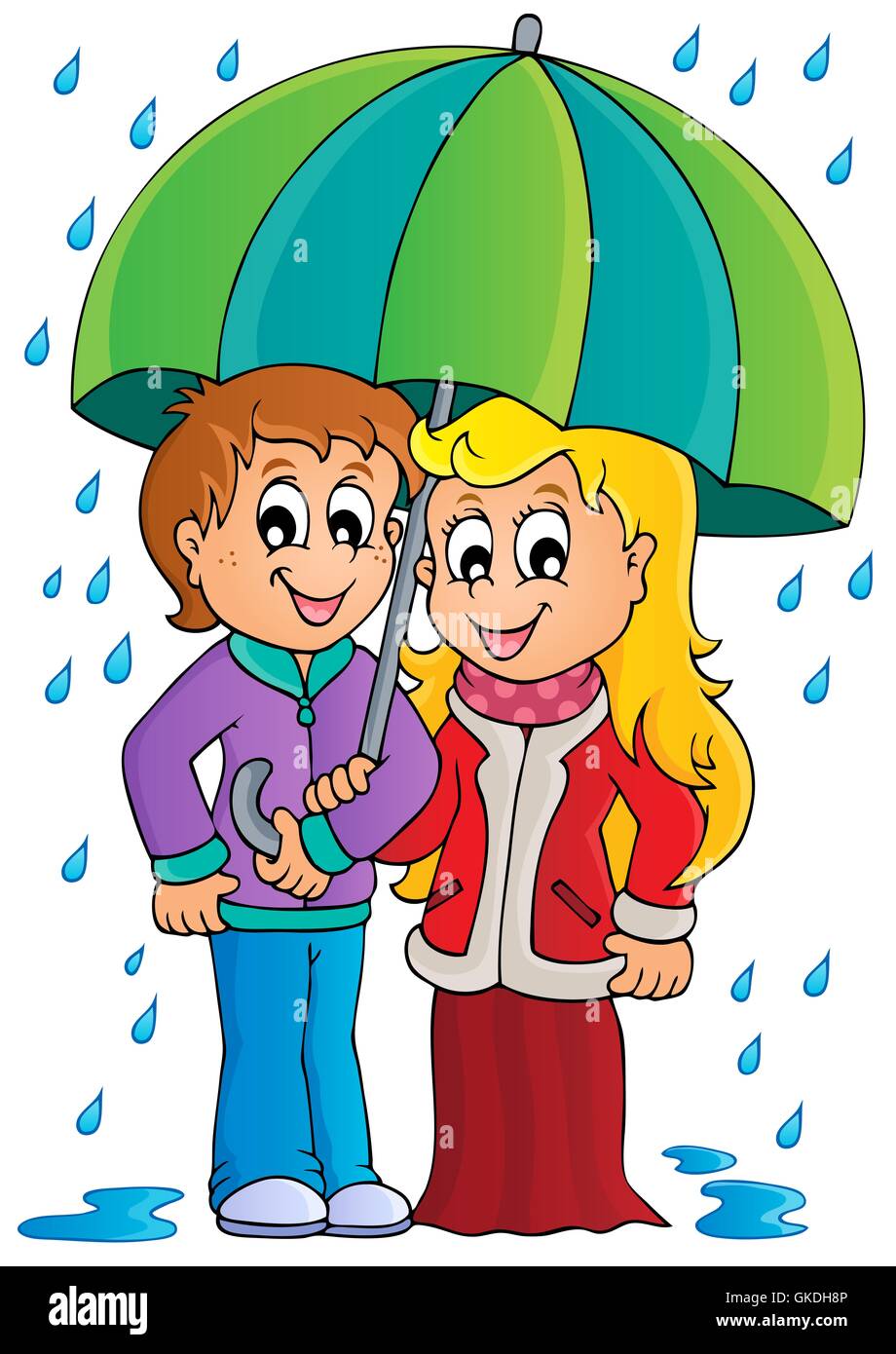 Isolated illustration cartoon draw humans hi-res stock photography and ...