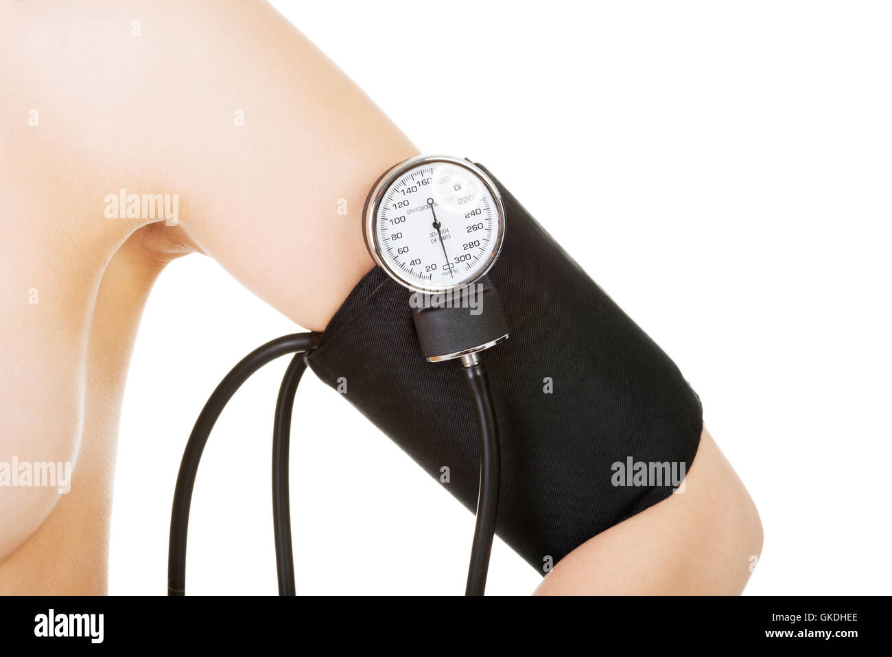 Woman blood pressure home kit hi-res stock photography and images - Alamy