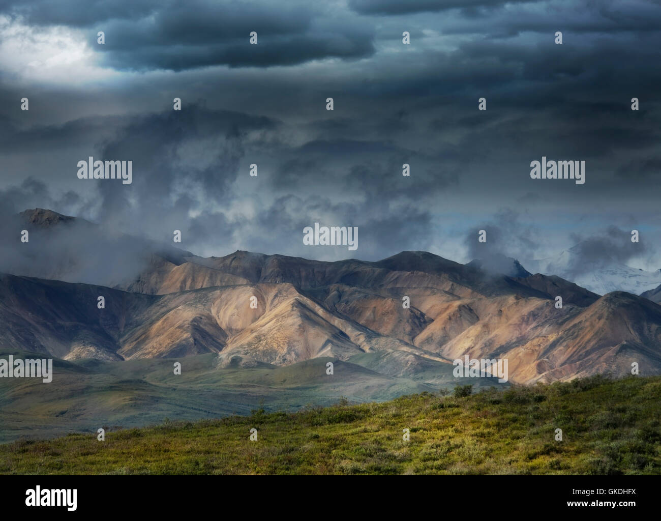 Dark green landscape hi-res stock photography and images - Alamy