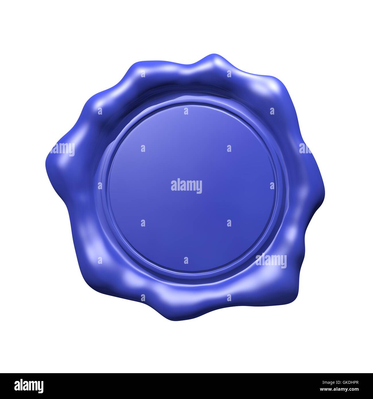 blue seal wax Stock Photo - Alamy