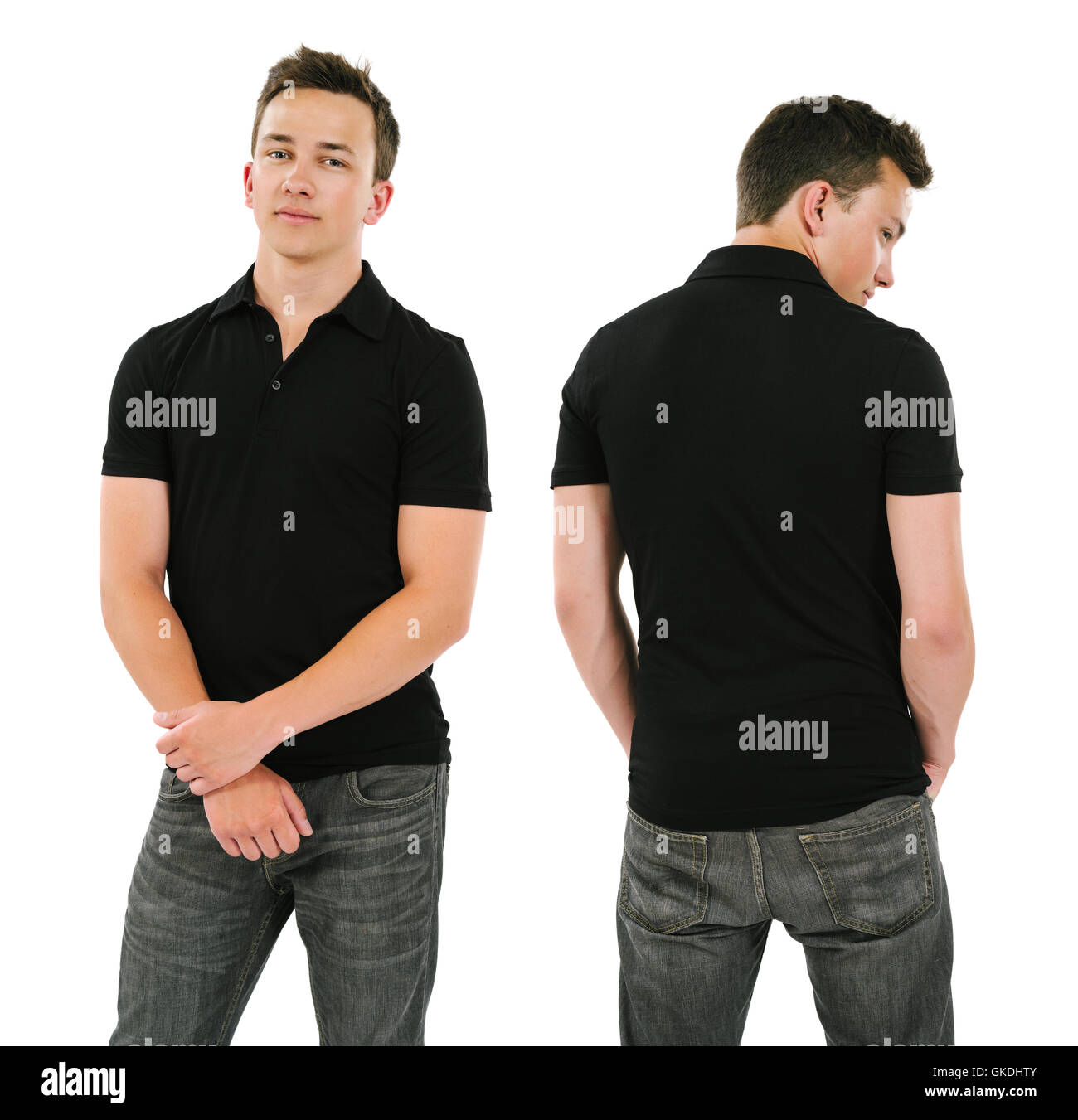 Laughing man looking young Cut Out Stock Images & Pictures - Alamy