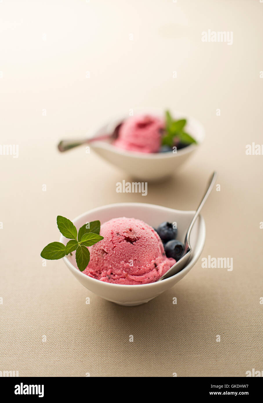 closeup fruit cream Stock Photo - Alamy