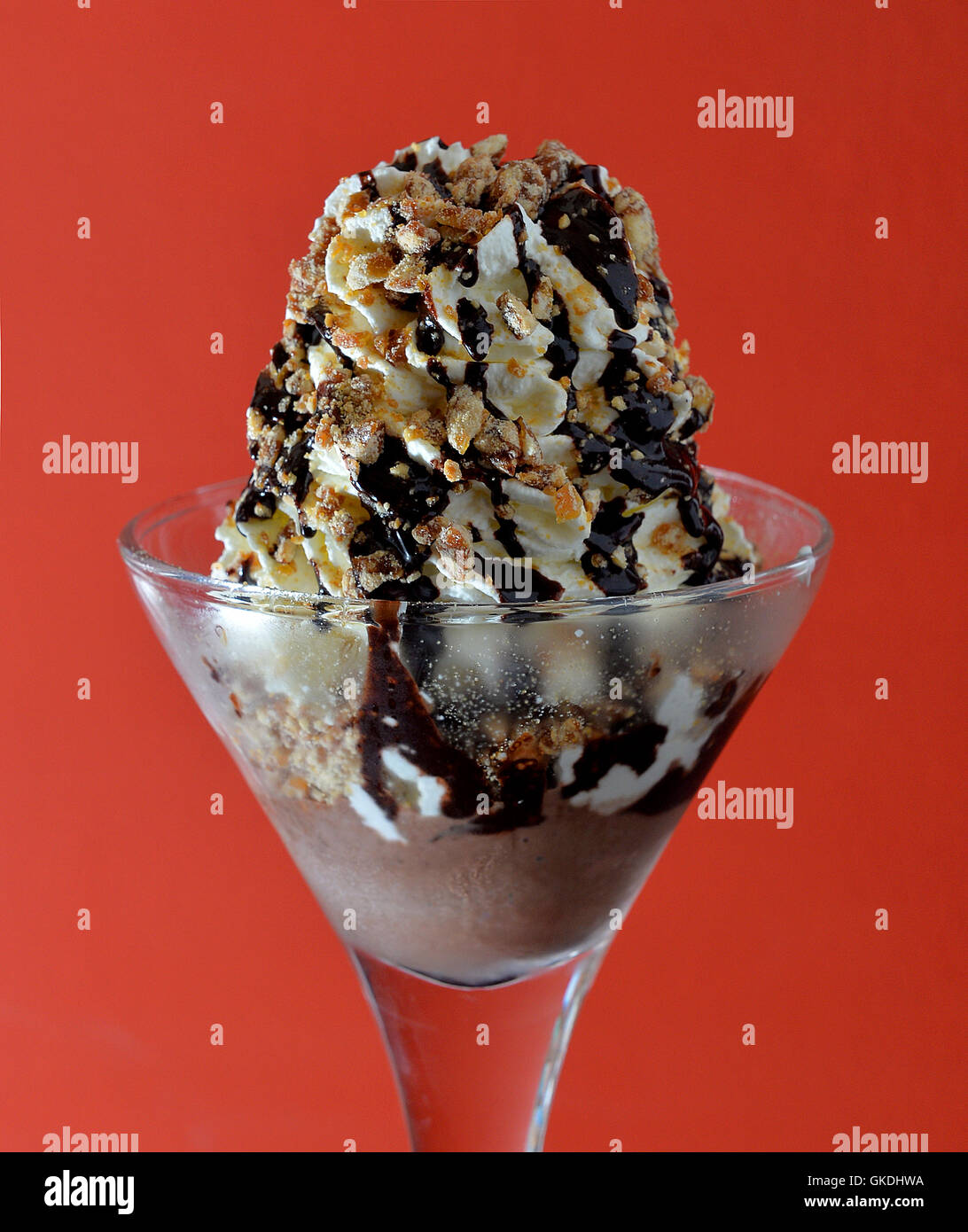 Big glass delicious ice cream hi-res stock photography and images - Alamy
