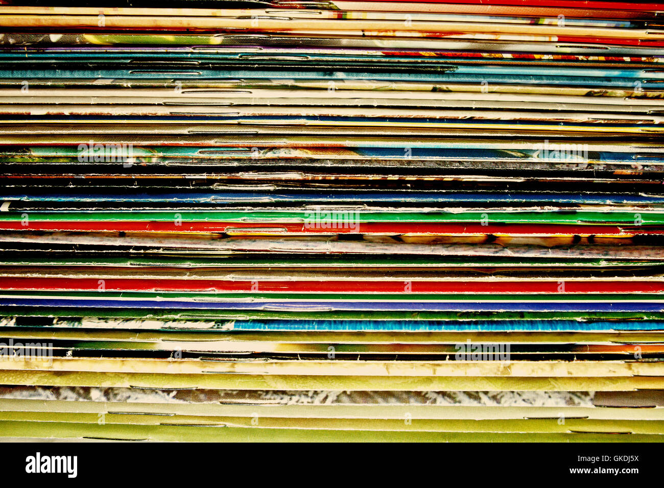 Stack of colour papers hi-res stock photography and images - Alamy