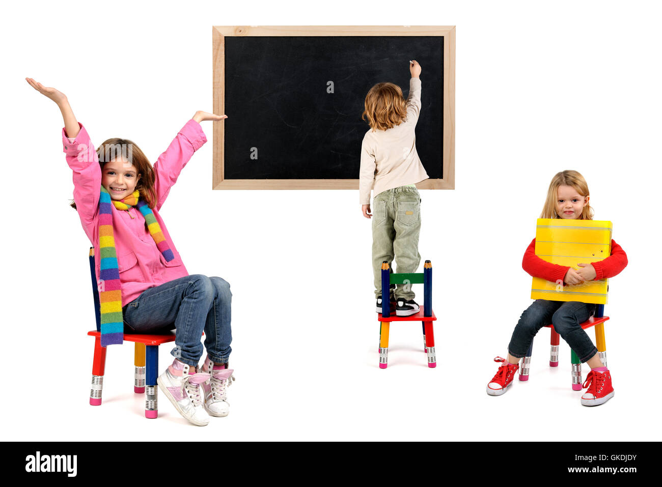 education students childhood Stock Photo - Alamy
