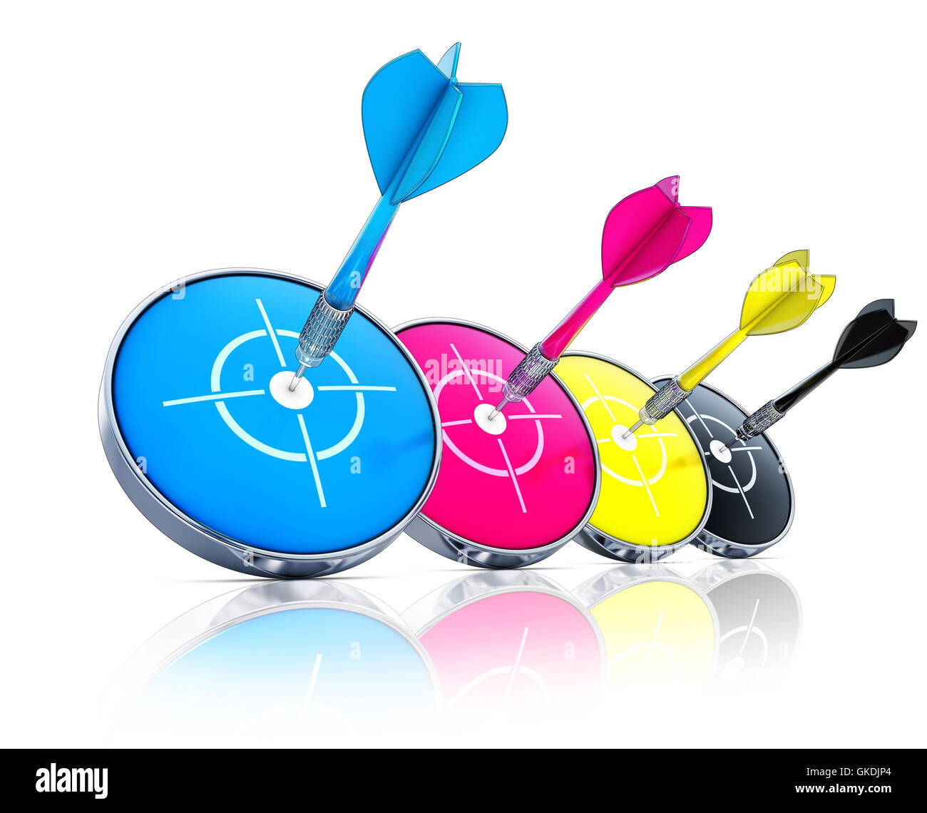 Printer colour Cut Out Stock Images & Pictures - Alamy