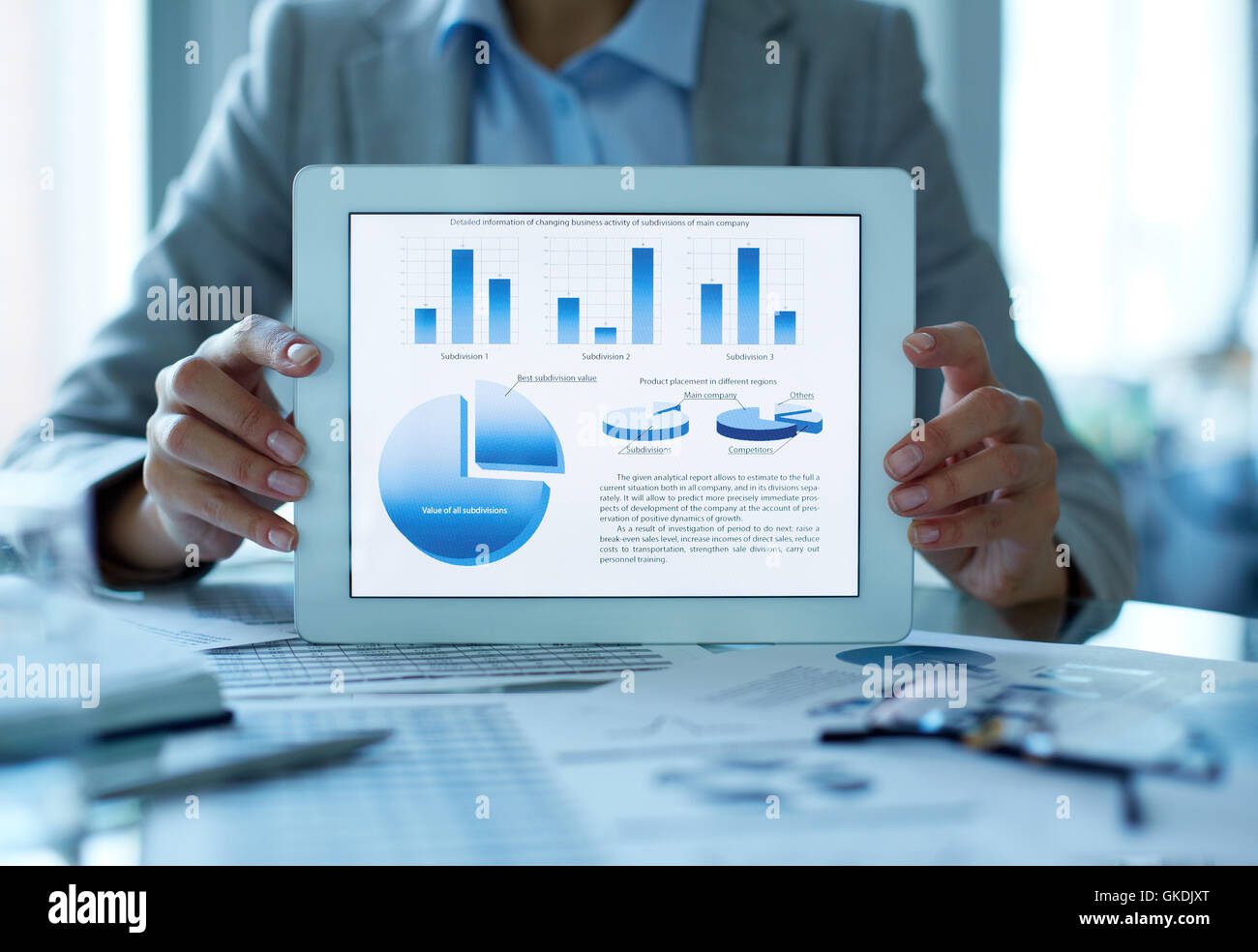 office PC computers Stock Photo - Alamy