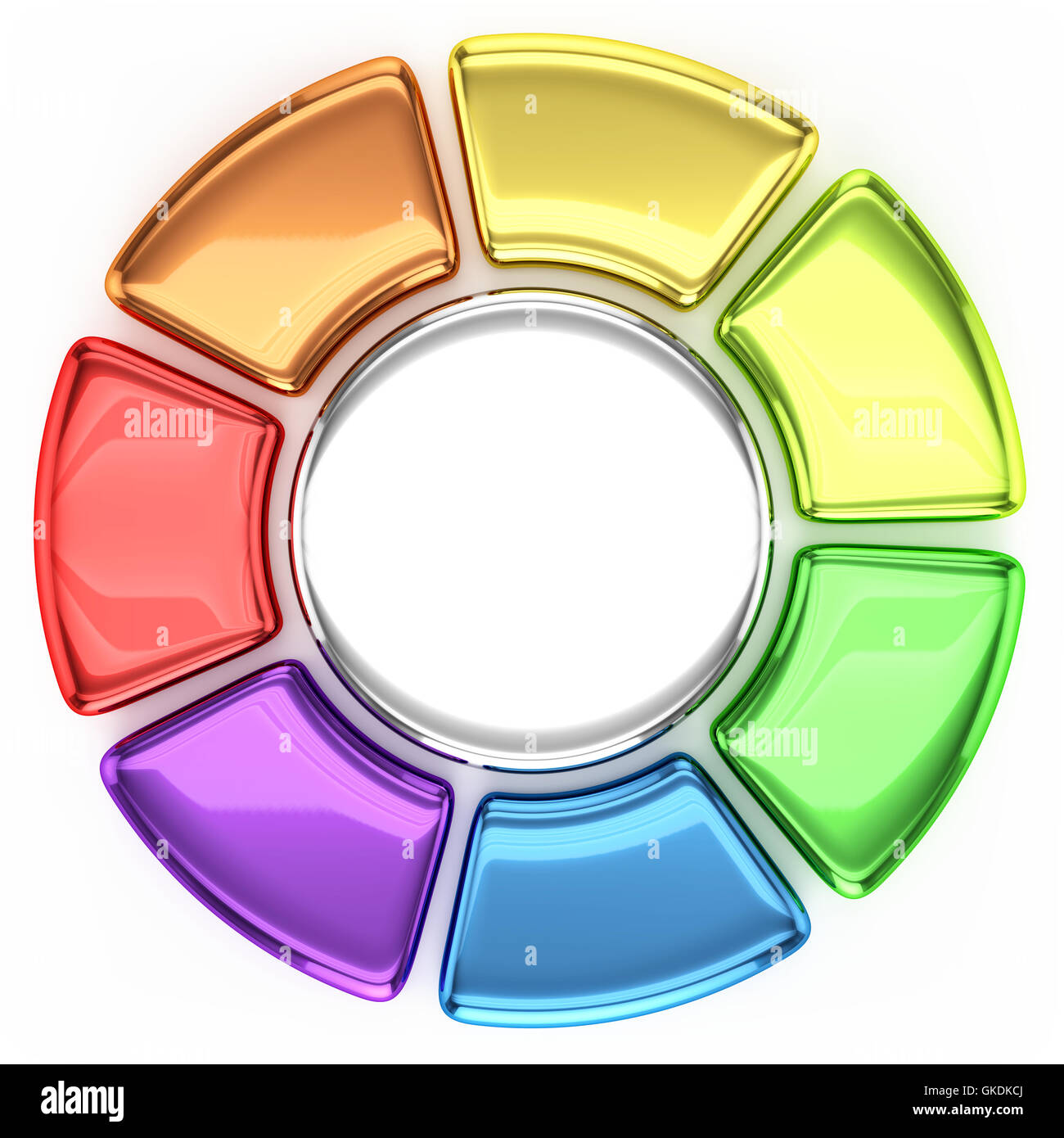 Color wheel chart illustration hi-res stock photography and images - Alamy