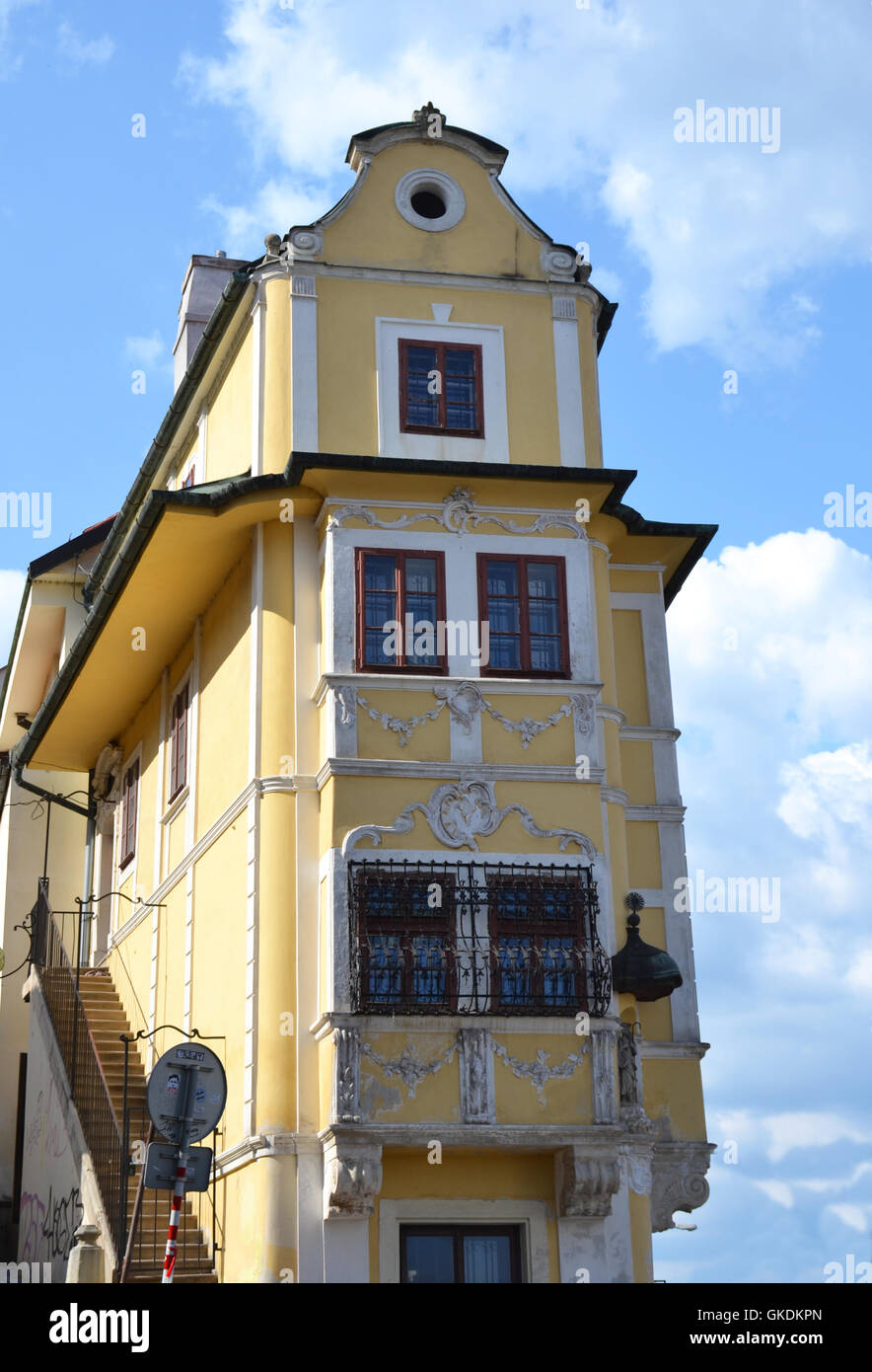 Historic buildings in the Old Town, Bratislava, Slovakia Stock Photo ...
