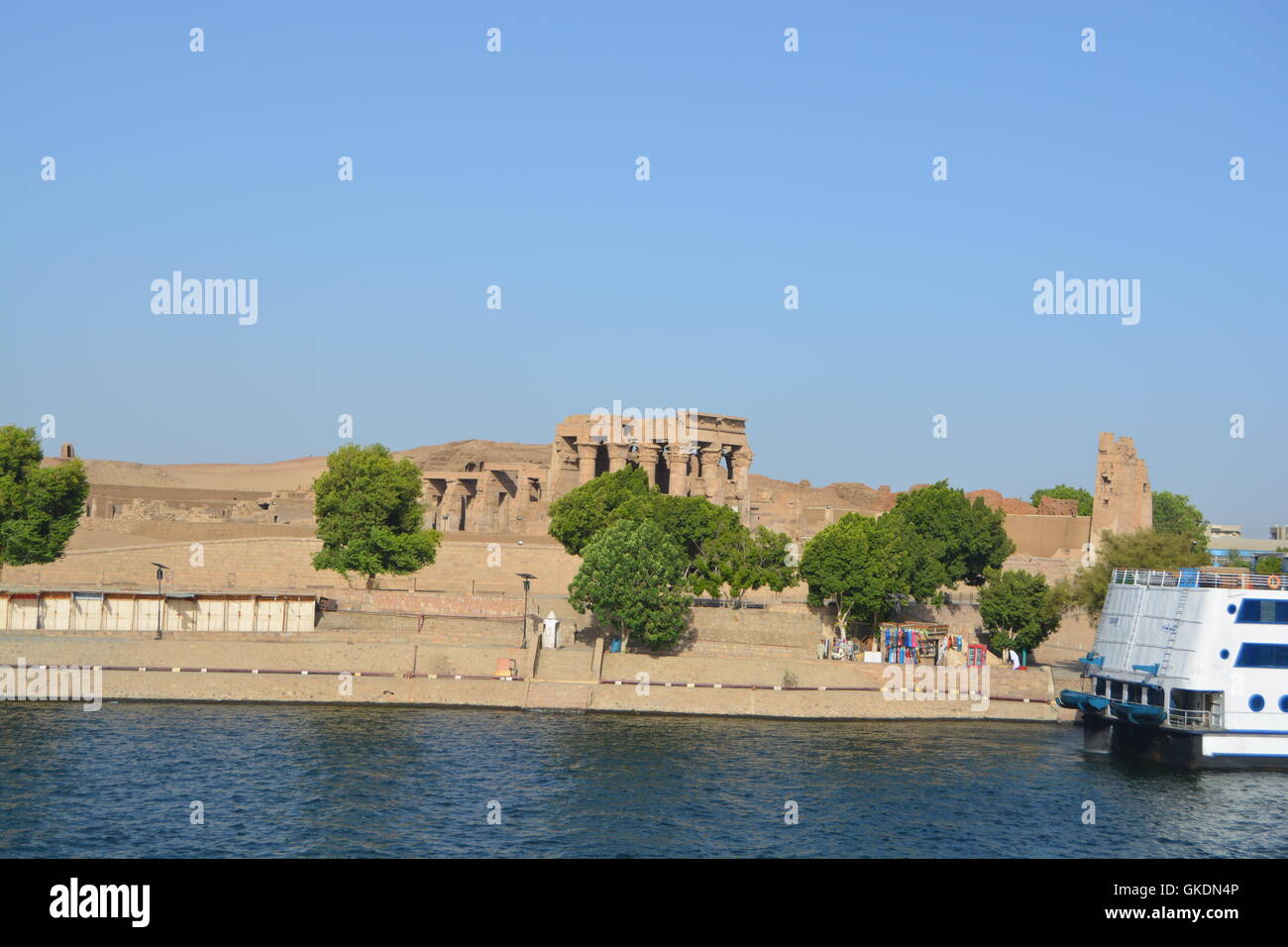 Temple of Kom Ombo and Crocodile Museum Stock Photo - Alamy