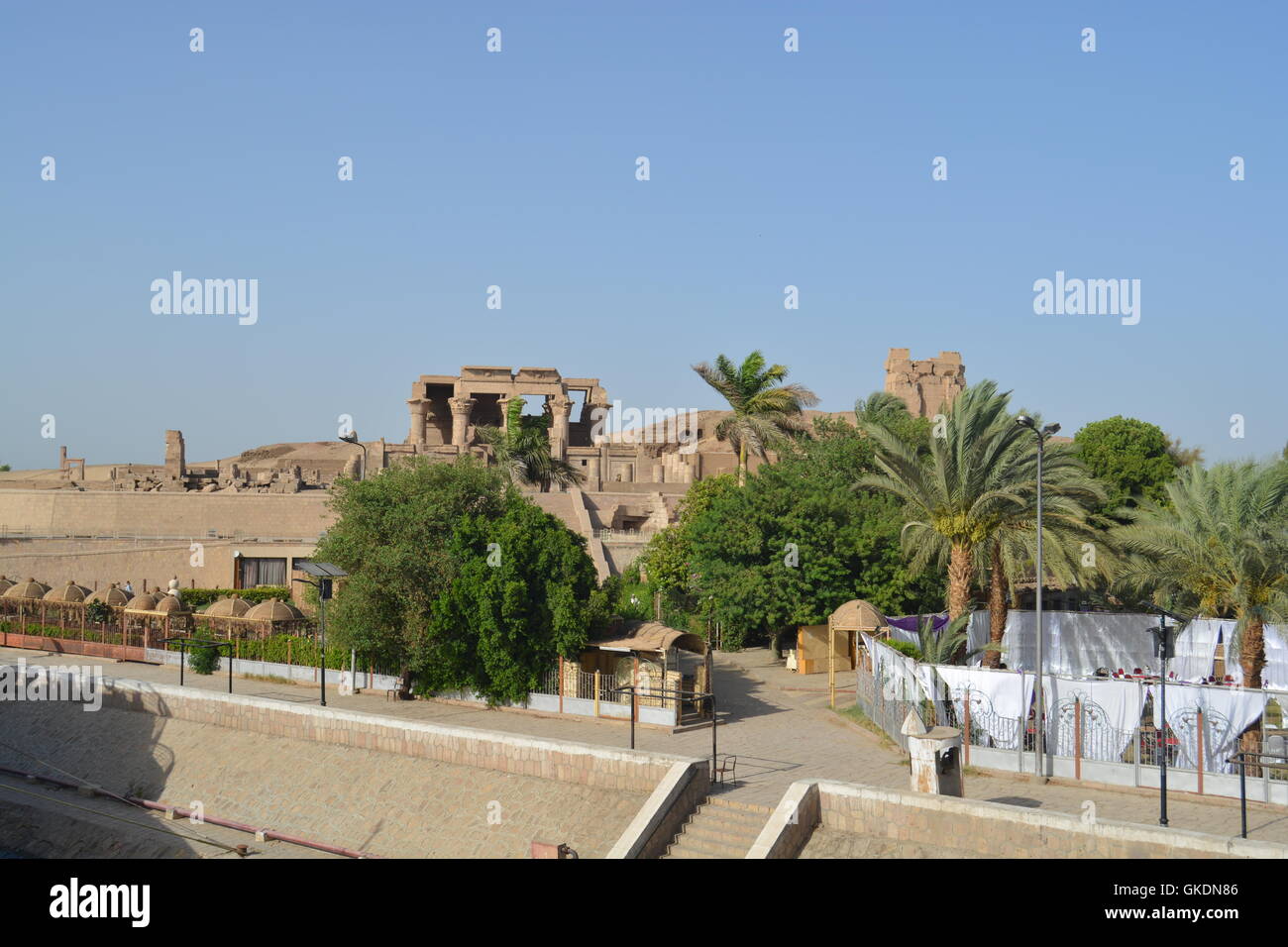 Temple of Kom Ombo and Crocodile Museum Stock Photo - Alamy