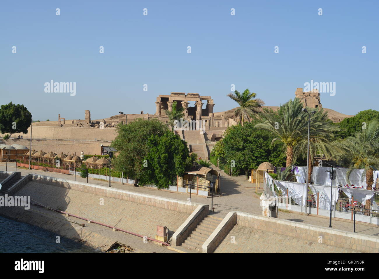 Temple of Kom Ombo and Crocodile Museum Stock Photo - Alamy