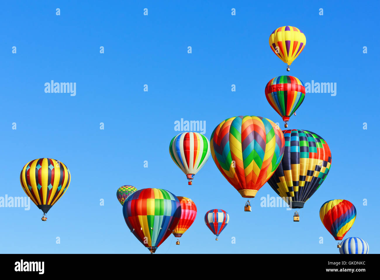 blue hot balloons Stock Photo - Alamy