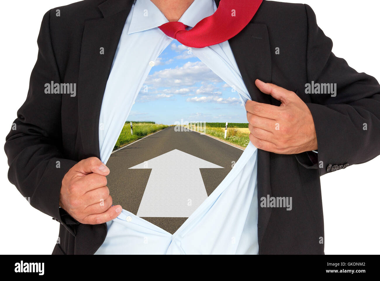 man with goals - man with goals Stock Photo - Alamy