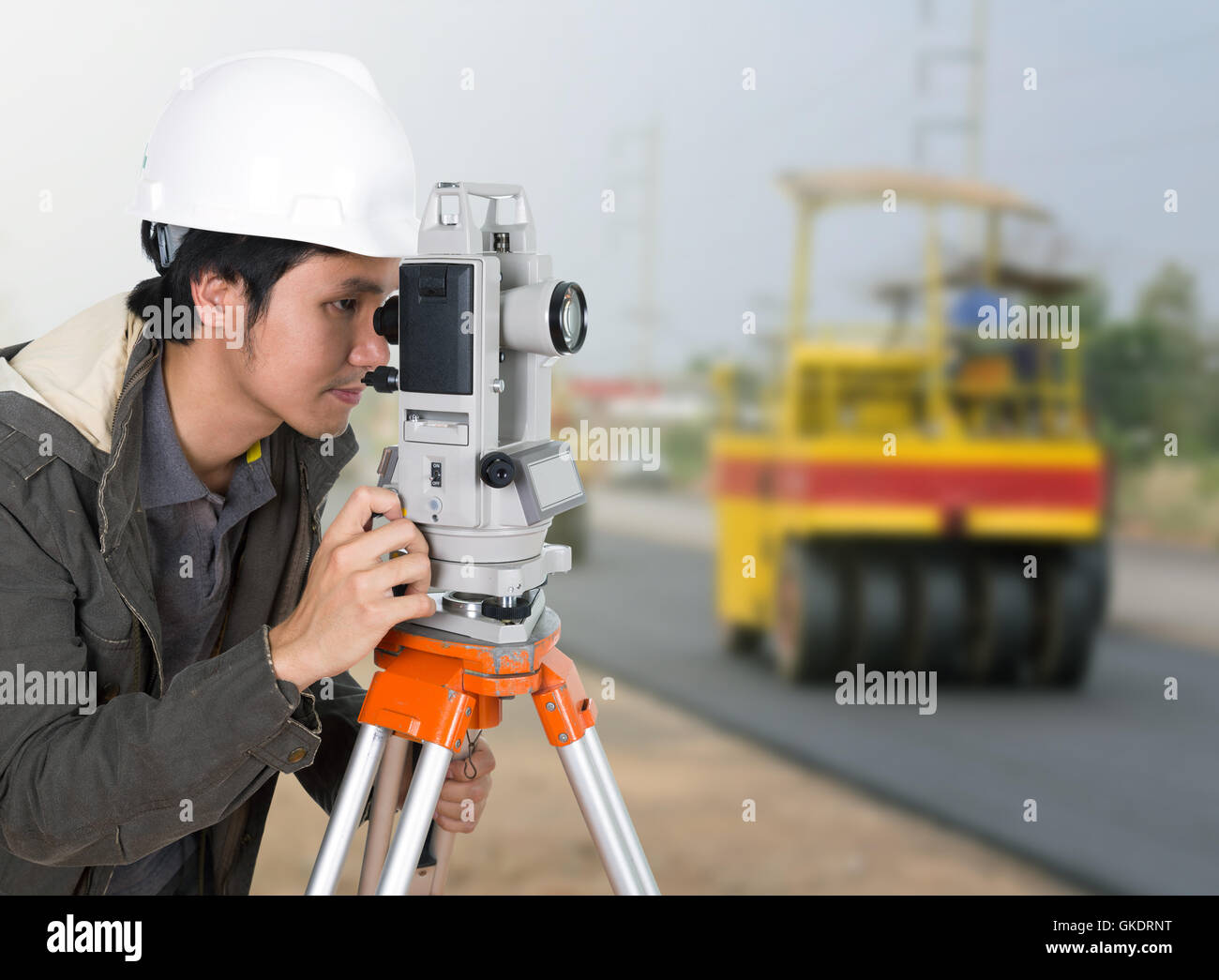 Land Survey Surveyor Machine High Resolution Stock Photography and ...