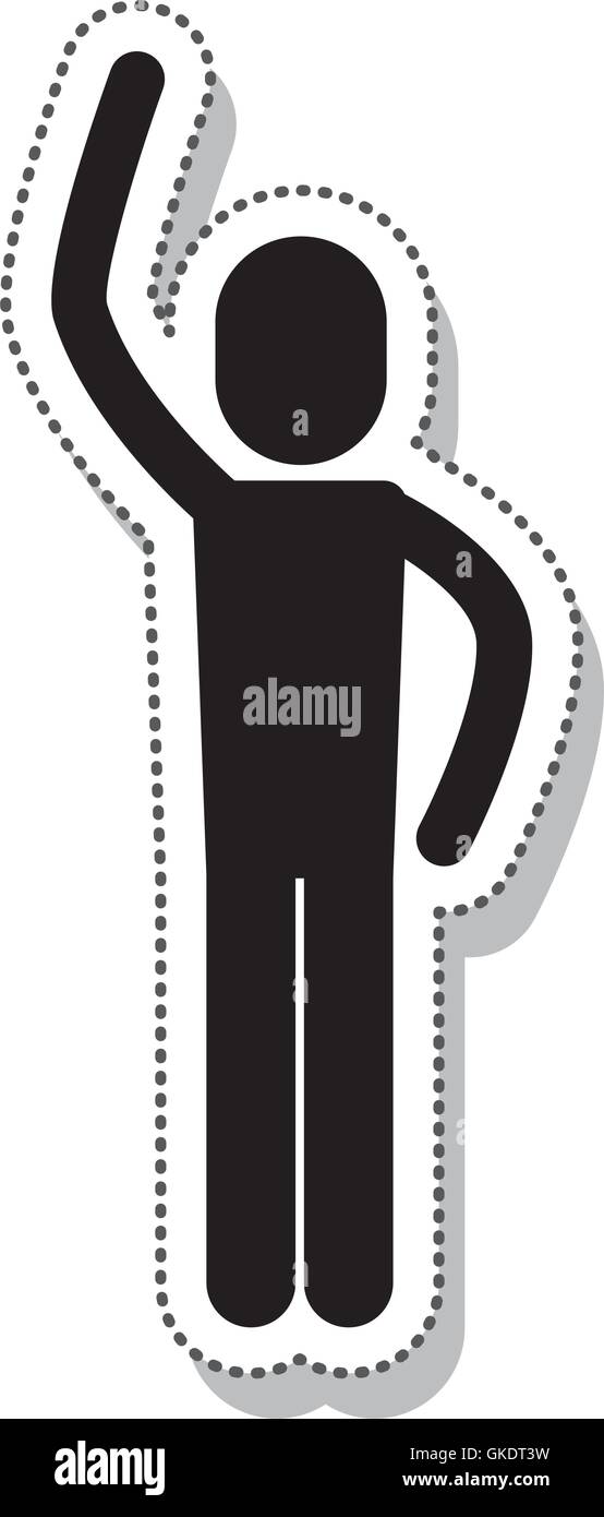 person avatar protest isolated icon Stock Vector Image & Art - Alamy
