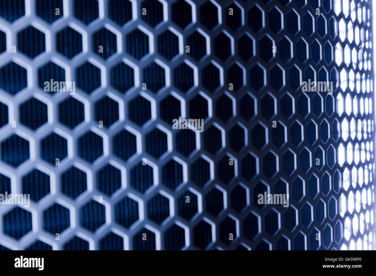 Blue Metal Mesh Stock Photo - Alamy