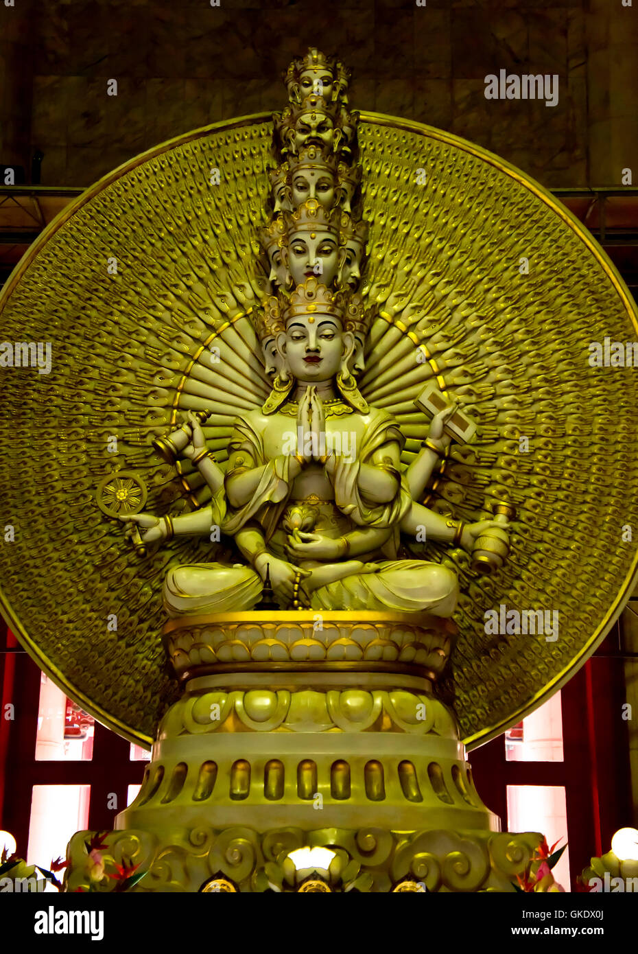 thousand hand Buddha Stock Photo - Alamy