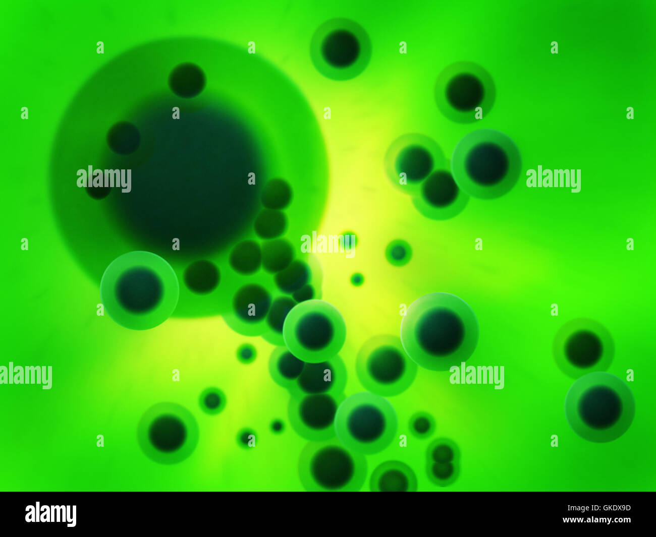 Green Cells forming Stock Photo - Alamy