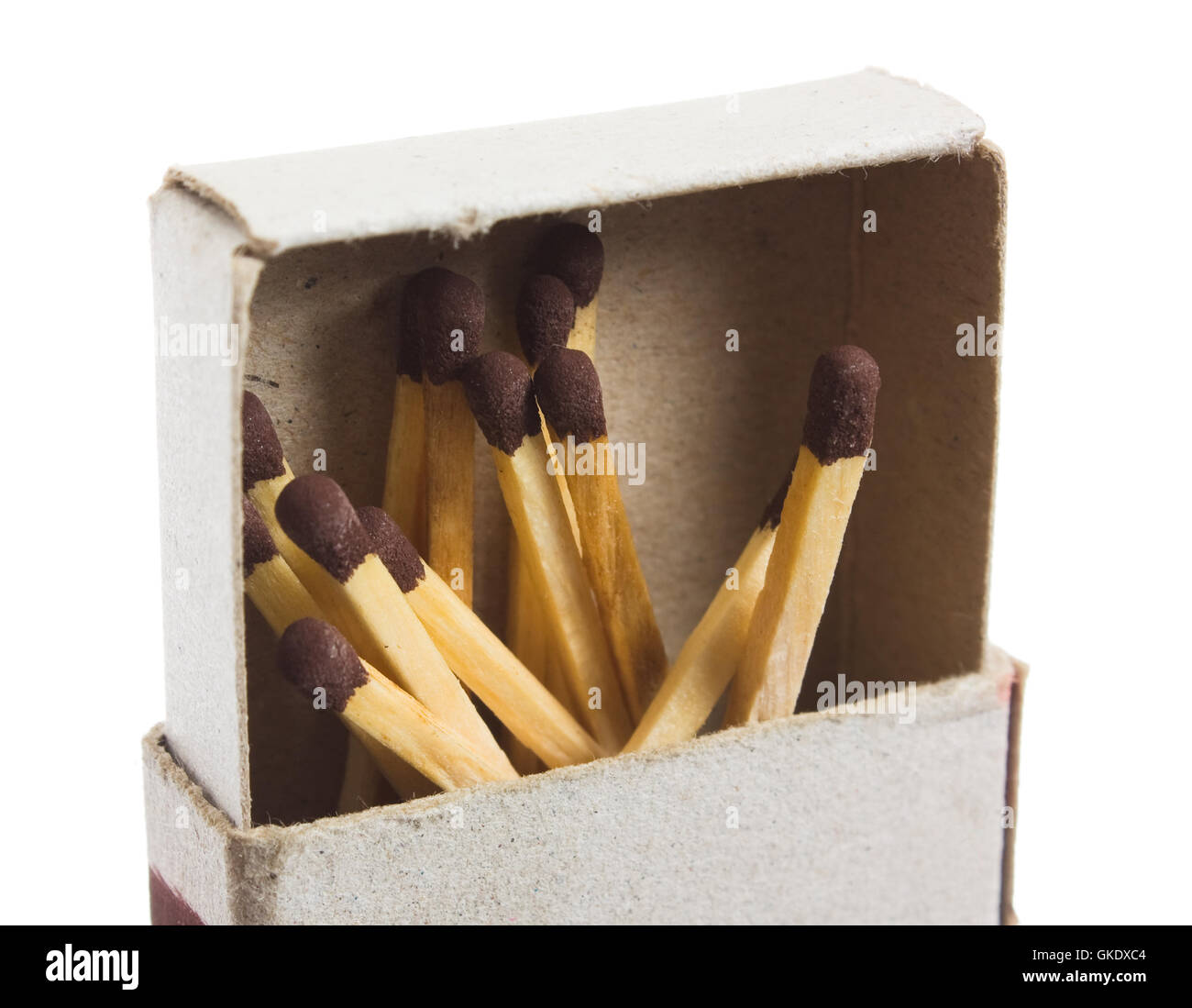 matches in a matchbox Stock Photo - Alamy