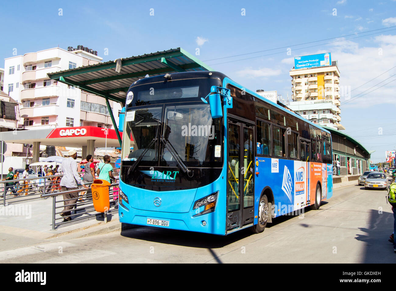 Udart, Dar-es-Salaam Rapid Transport bus, Msimbazi Street, Kariakoo ...