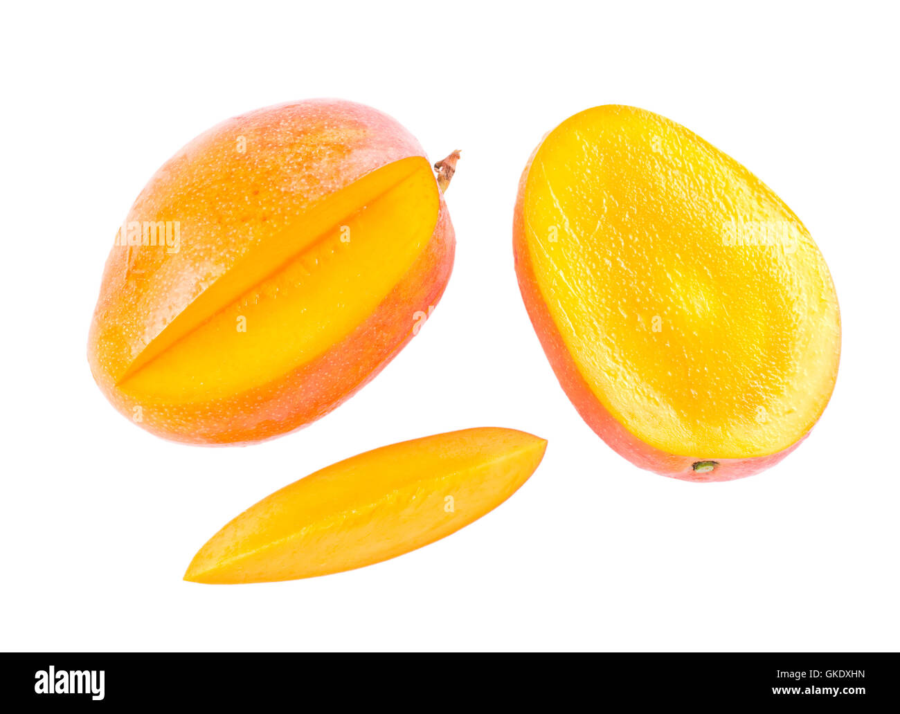 Fresh delicious mango fruit and slice Stock Photo - Alamy